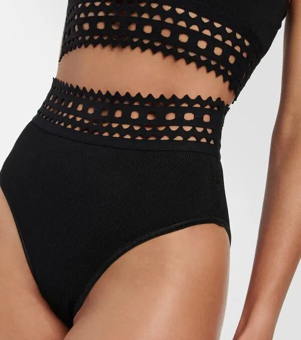 Alaïa Vienne High-rise Briefs - Black