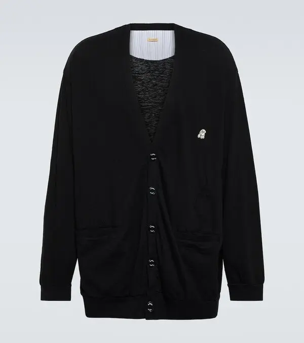 Undercover Cotton Cardigan - Black