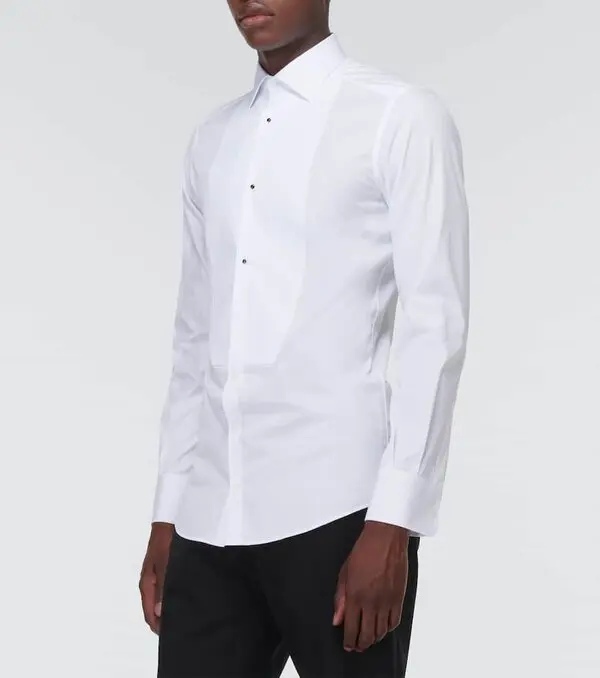 Dolce & Gabbana Tuxedo Cotton Poplin Shirt