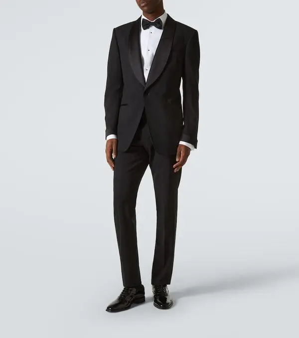 Dolce & Gabbana Tuxedo Cotton Poplin Shirt - White
