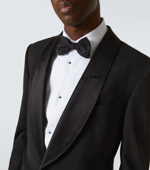 Dolce & Gabbana Tuxedo Cotton Poplin Shirt - White