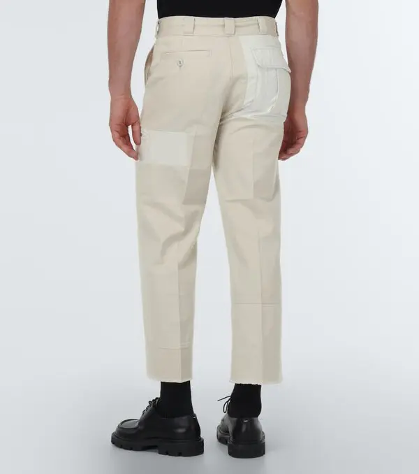 Undercover Distressed Straight-leg Cotton Pants
