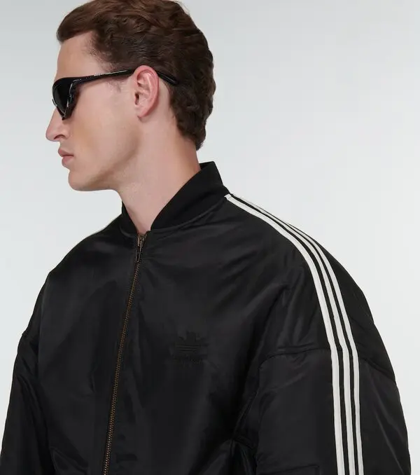 Balenciaga X Adidas Bomber Jacket In Black - 50% Off | Editorialist