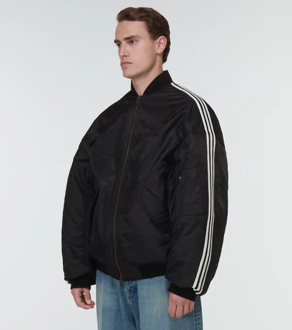 Balenciaga X Adidas Bomber Jacket In Black - 50% Off | Editorialist