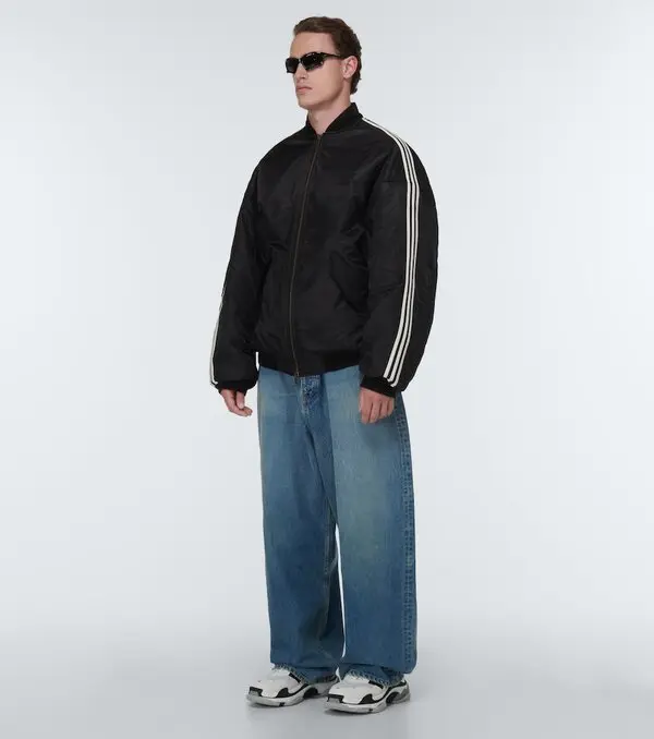 Balenciaga X Adidas Bomber Jacket In Black - 50% Off | Editorialist