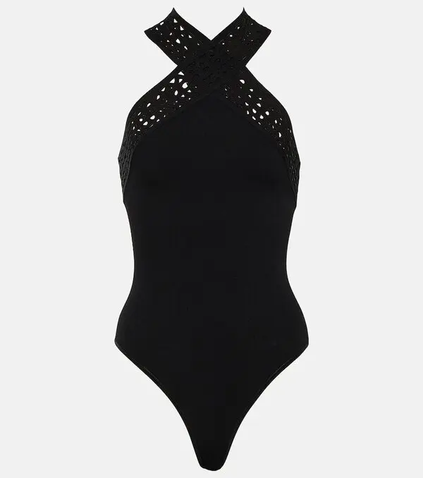 Alaïa Vienne Halterneck Bodysuit