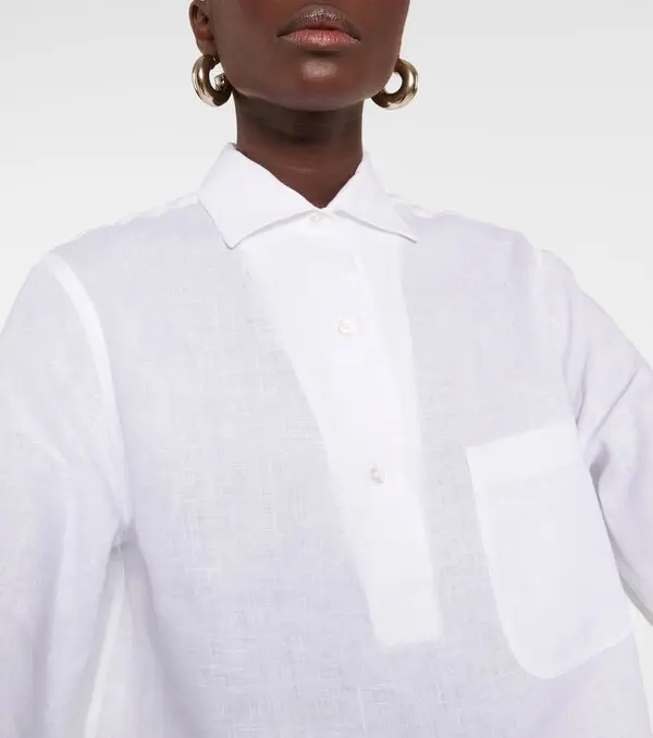 Loro Piana Flax Shirt - White