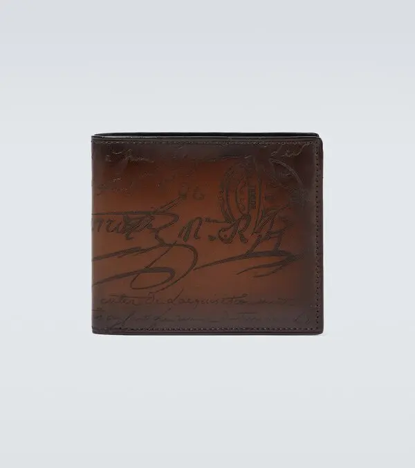 Berluti Makore Scritto Leather Wallet