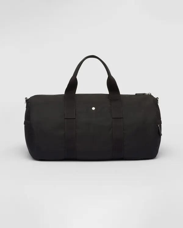 Prada Re-nylon And Saffiano Leather Duffle Bag