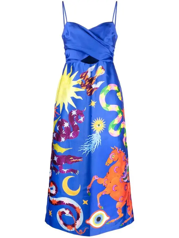 ALEMAIS Guardian Midi Dress