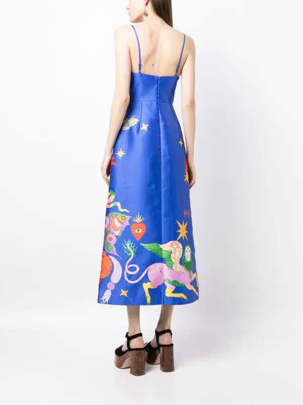 ALEMAIS Guardian Midi Dress