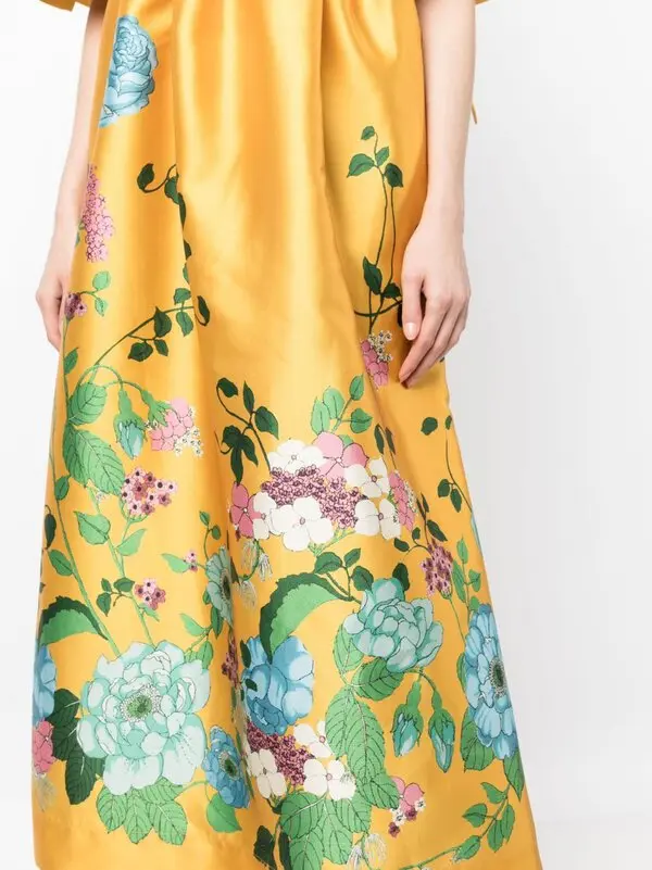 black organza midi dress Flocked Organza Midi Dress – 3.1 Phillip Lim