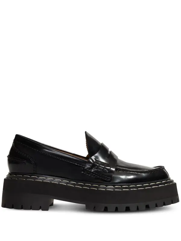 Proenza Schouler Lug-sole Leather Loafers