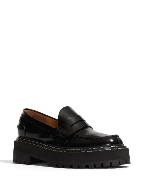 Proenza Schouler Lug-sole Leather Loafers