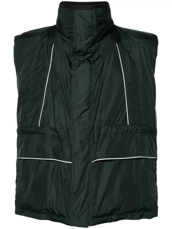Balenciaga Logo Print Gilet
