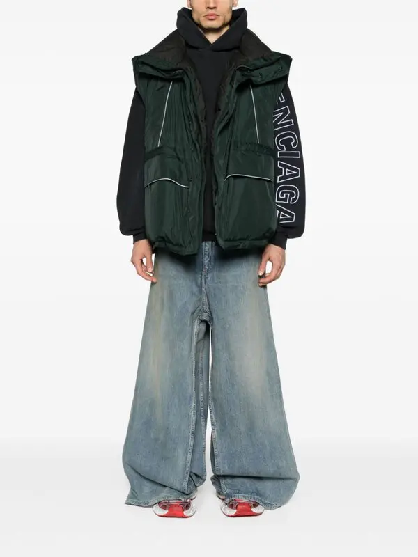 Balenciaga Logo Print Gilet