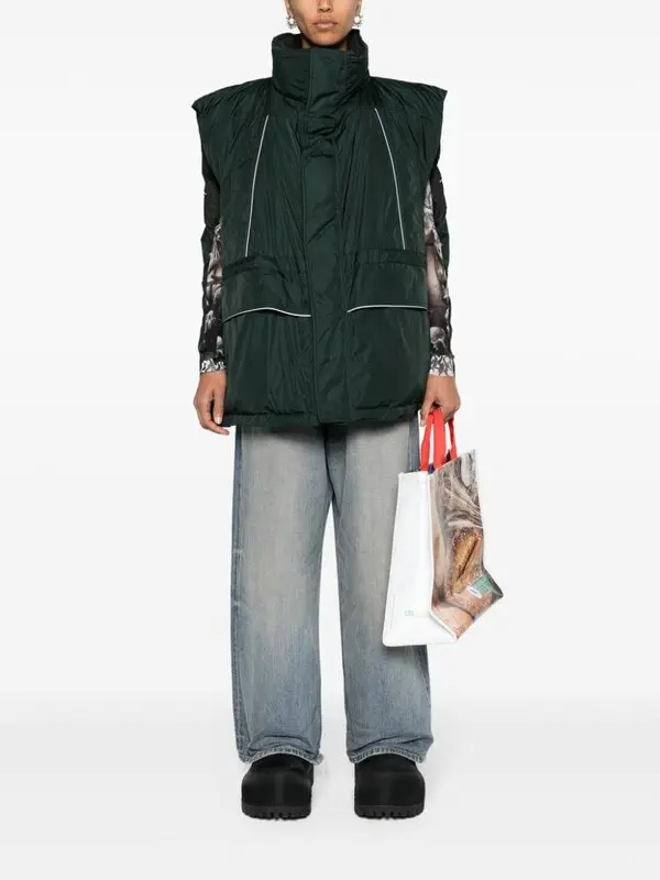 Balenciaga Logo Print Gilet