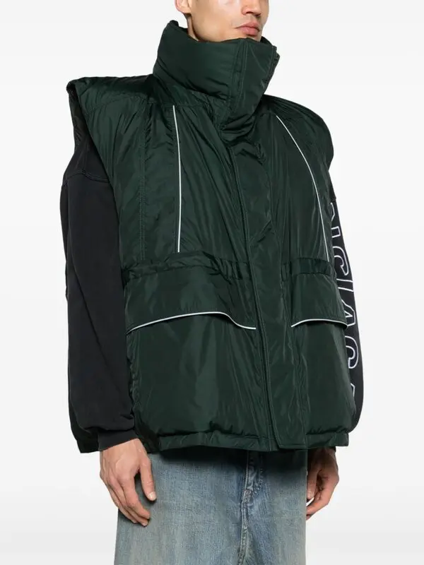 Balenciaga Logo Print Gilet