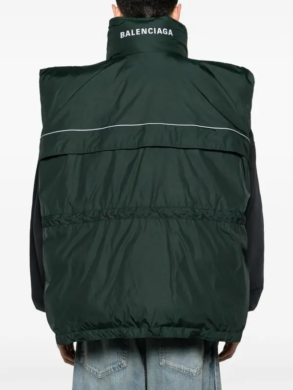 Balenciaga Logo Print Gilet
