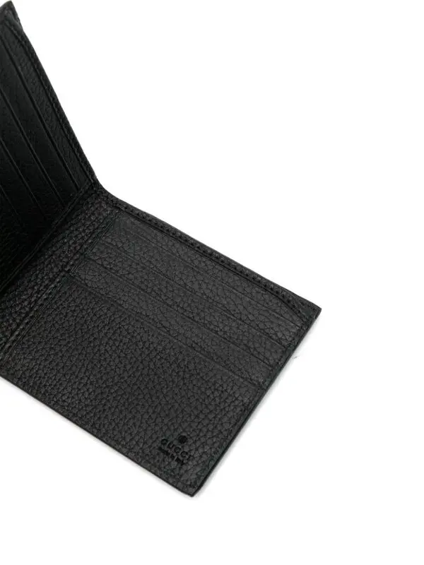 Gucci Jumbo Gg Leather Wallet - Black