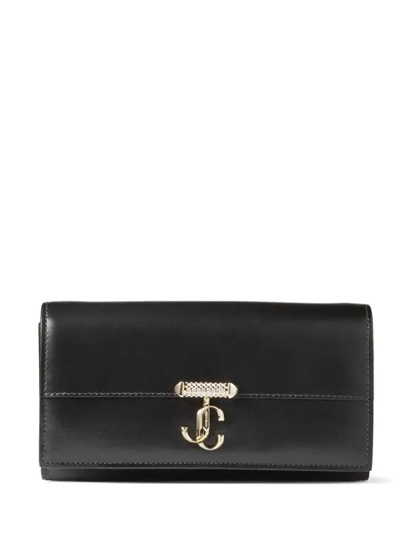 JIMMY CHOO Avenue Leather Chain Wallet