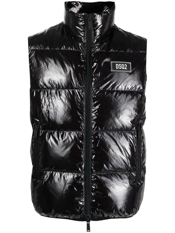 Dsquared2 Ultra Light Down Vest - Black
