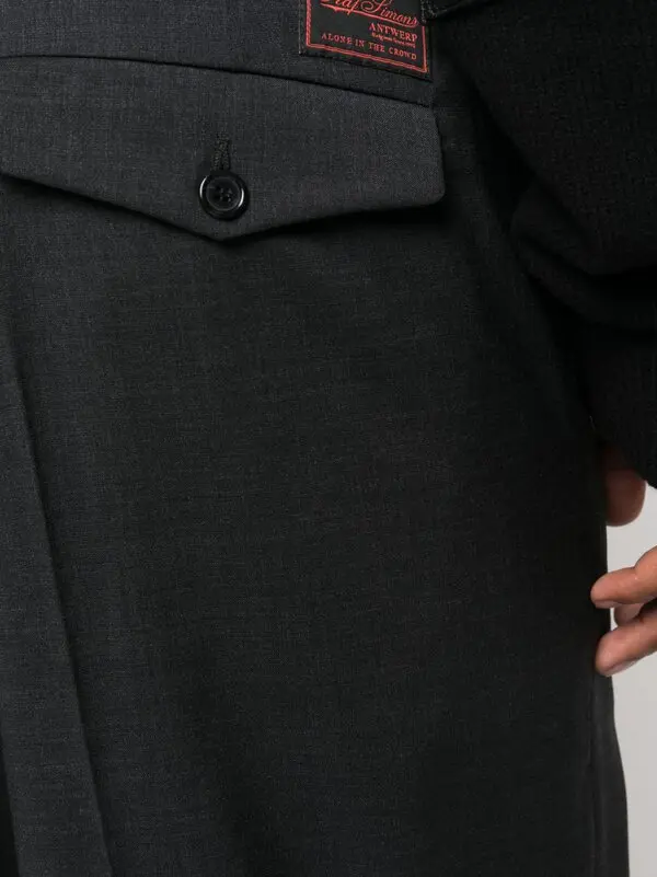 Raf Simons Mid-rise Wide-leg Trousers