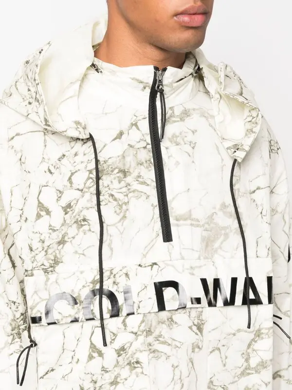 A-COLD-WALL* Marble-print Zip-up Jacket