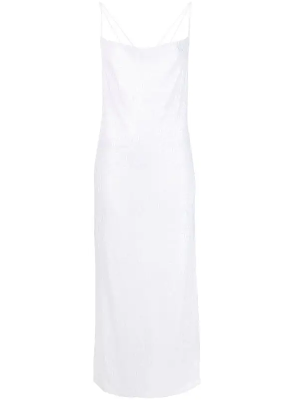 ROTATE BY BIRGER CHRISTENSEN Sequin-embellished Slip Dress