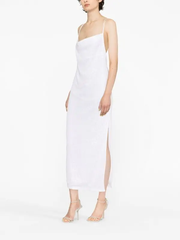 ROTATE BY BIRGER CHRISTENSEN Sequin-embellished Slip Dress