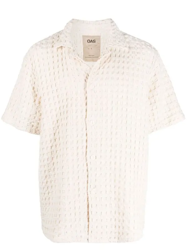 OAS Company Cuban-collar Woven Shirt
