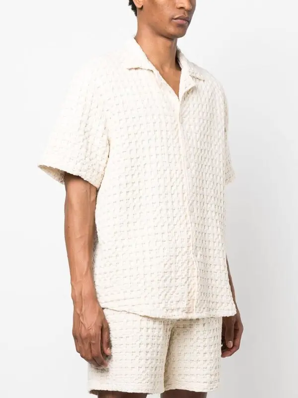 OAS Company Cuban-collar Woven Shirt