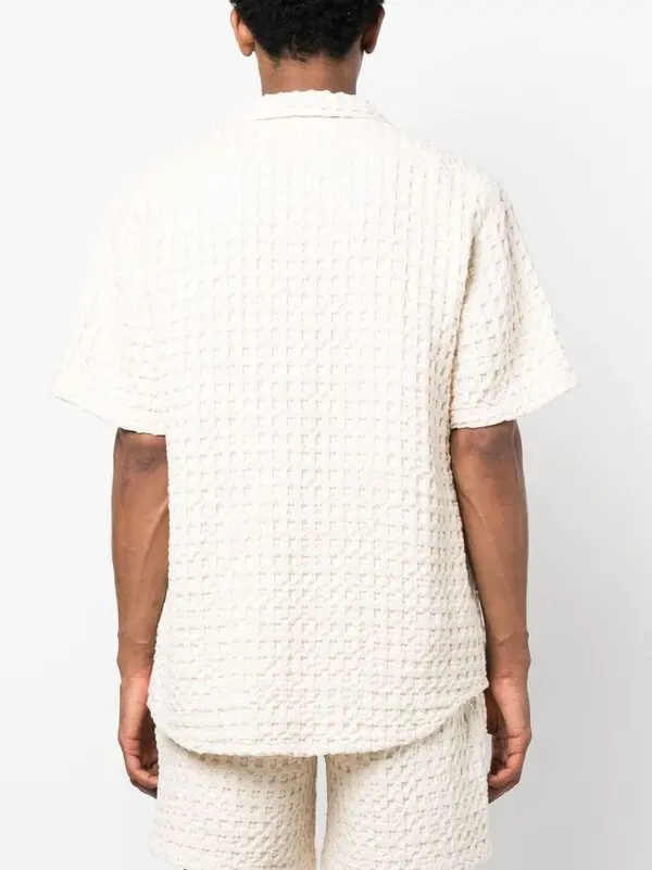 OAS Company Cuban-collar Woven Shirt