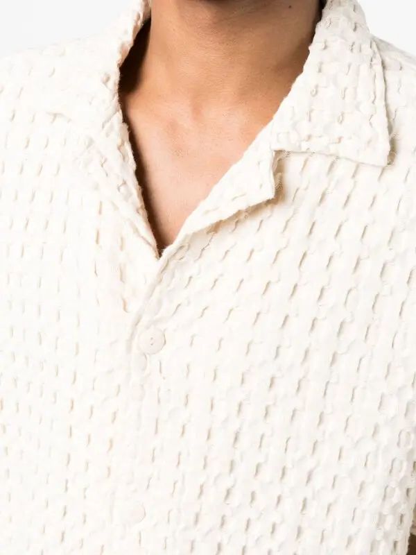 OAS Company Cuban-collar Woven Shirt