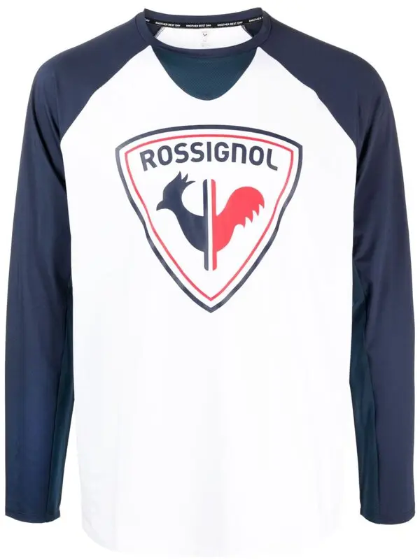 Rossignol Logo-print Long-sleeved T-shirt - White