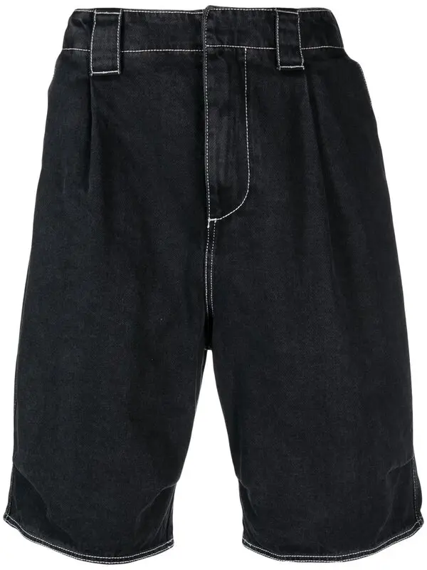 Sunnei Knee-length Denim Bermuda Shorts