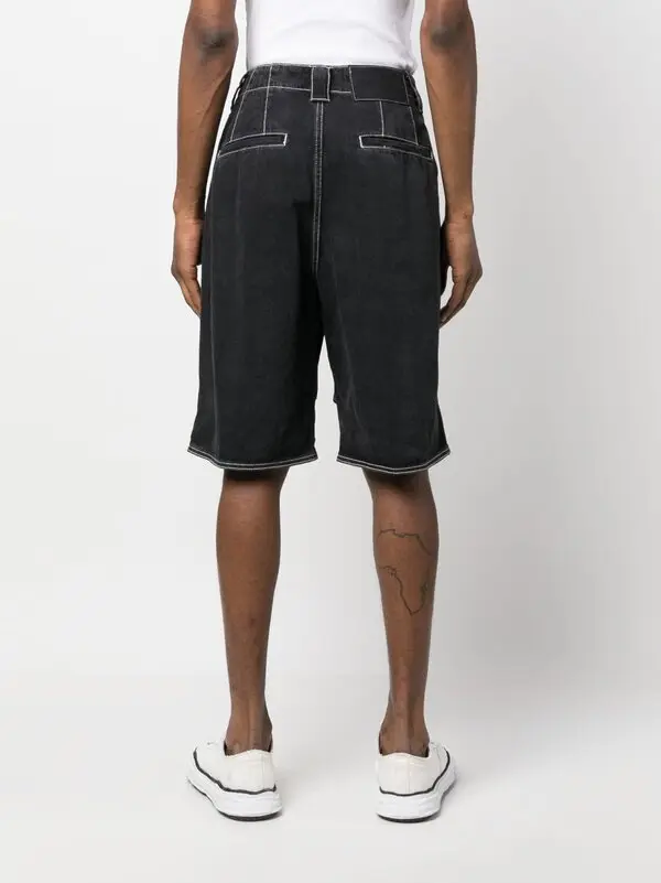 Sunnei Knee-length Denim Bermuda Shorts