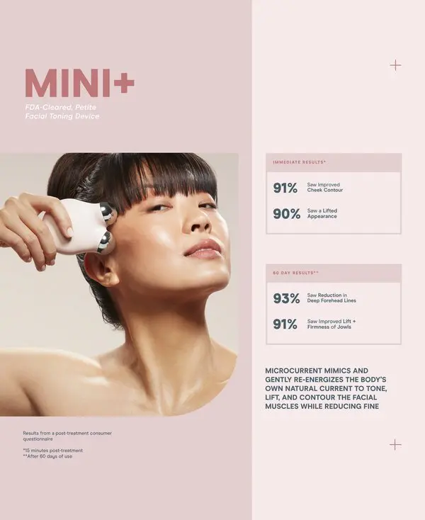 NuFACE 4-pc. Mini+ Starter Set - Violet Dusk