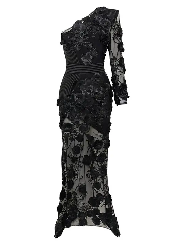 ZHIVAGO I Found Love One-shoulder Gown