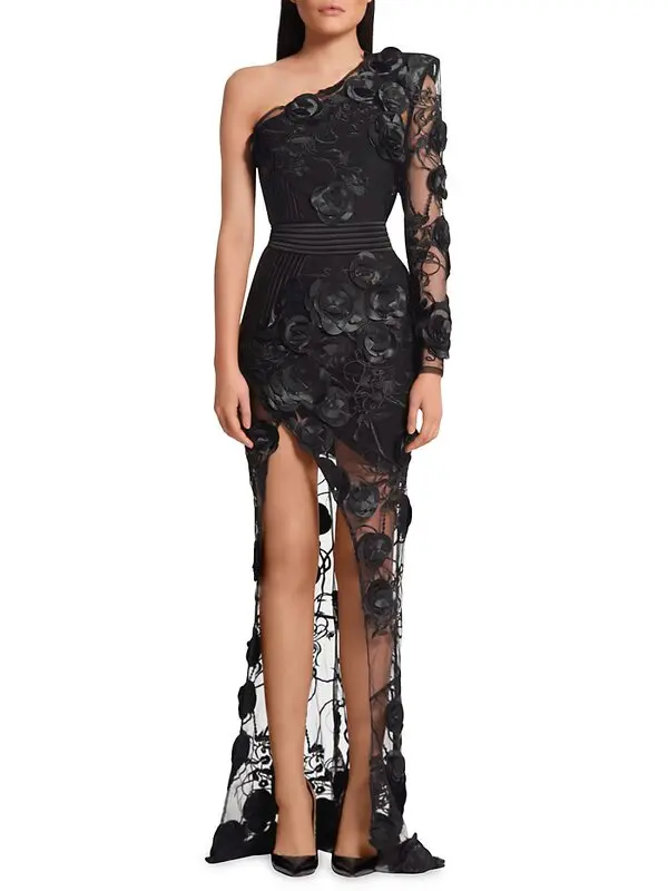 ZHIVAGO I Found Love One-shoulder Gown