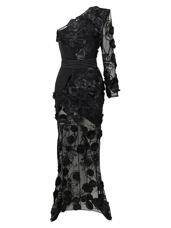 ZHIVAGO I Found Love One-shoulder Gown