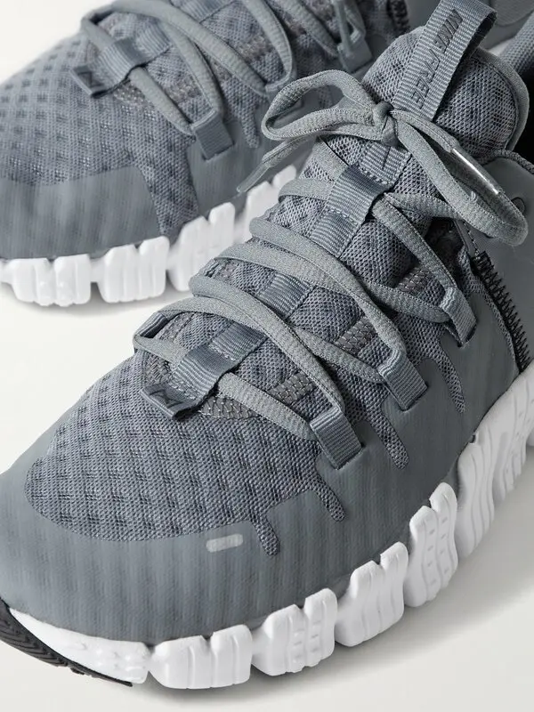 Nike Free Metcon 5 Rubber-trimmed Mesh Sneakers