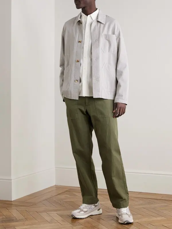 BEAMS Button-down Collar Cotton Oxford Shirt - Neutrals