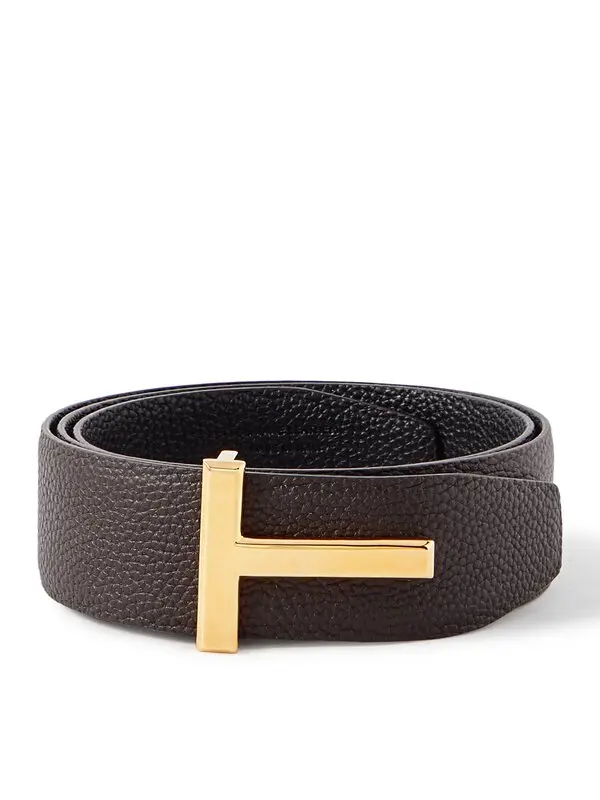 TOM FORD 4cm Reversible Full-grain Leather Belt - Brown