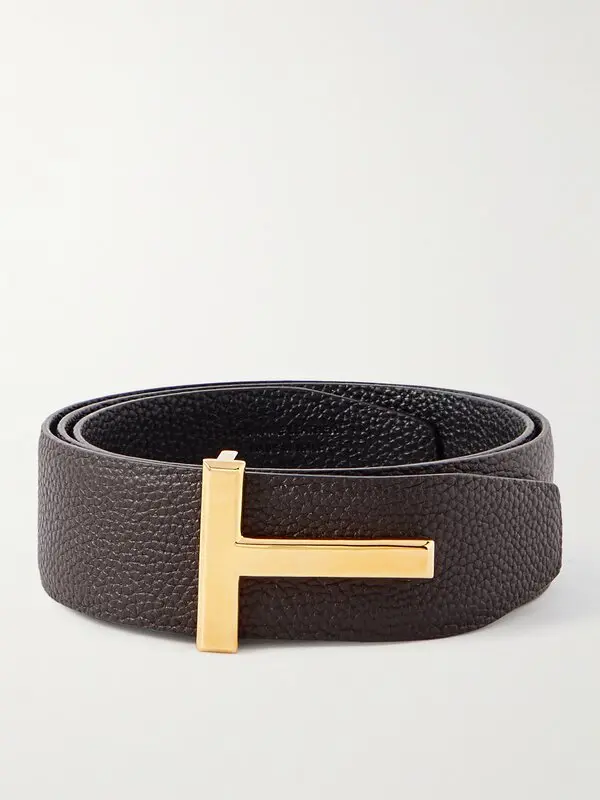 TOM FORD 4cm Reversible Full-grain Leather Belt - Brown