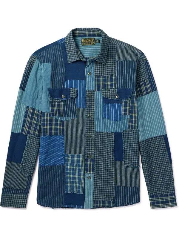 Ralph Lauren Patchwork Denim Shirt
