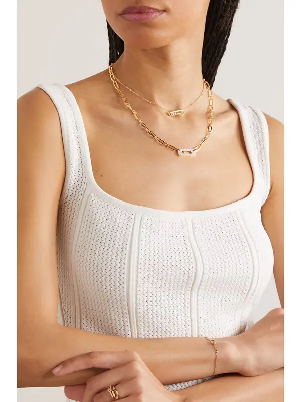 Messika 18 Karat Diamond Necklace