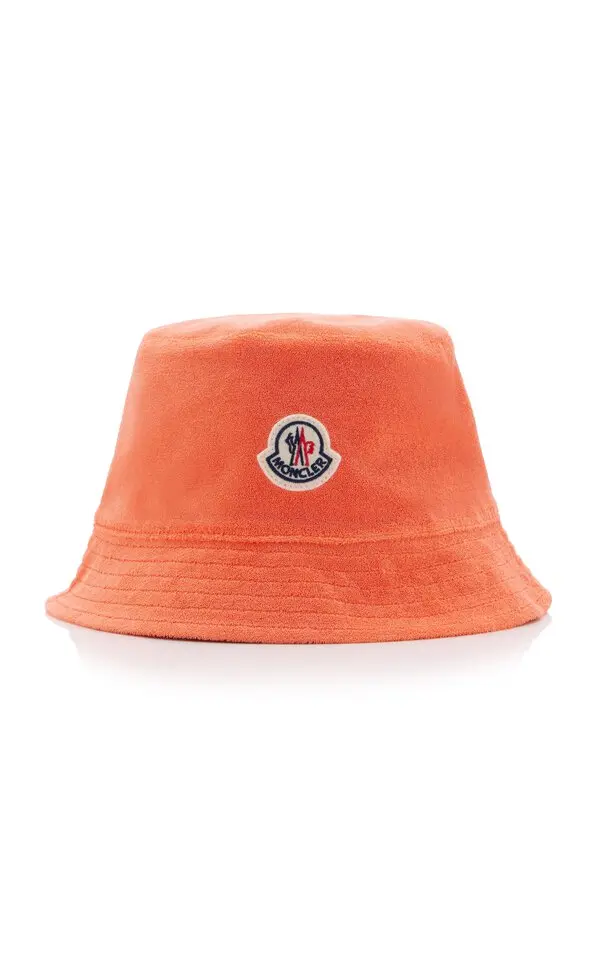 Moncler Terry Bucket Hat - Orange