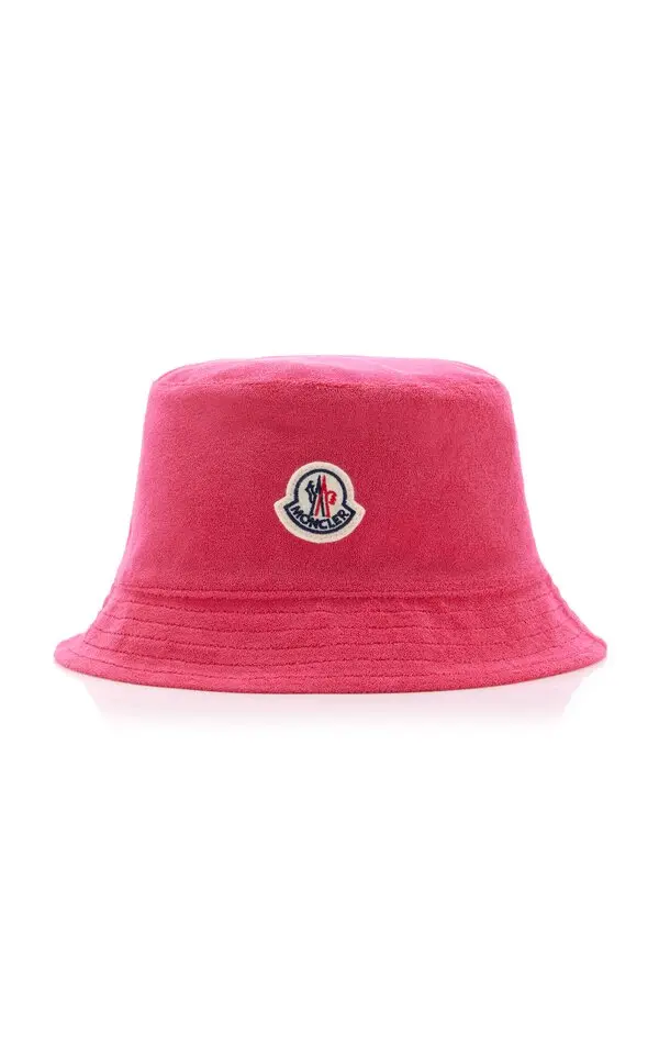Moncler Terry Bucket Hat - Pink