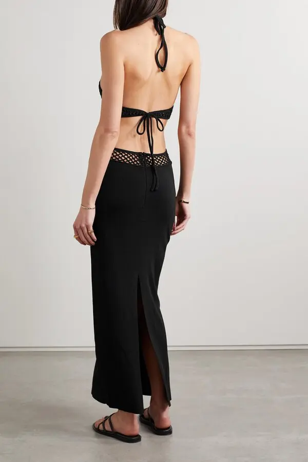 chinese dress ladies Yasminn Maxi Dress Black main image 0